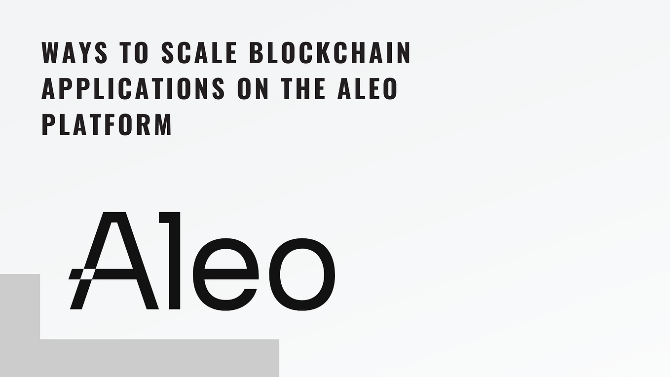 Simple ways to use Aleo. Aleo: A premier privacy-focused… | by YuRii ...