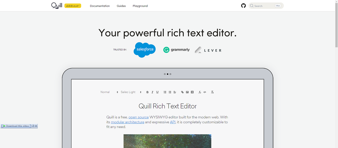 React Quill Editor with full toolbar options and custom buttons (undo & redo) | by Mike Calugaru ...