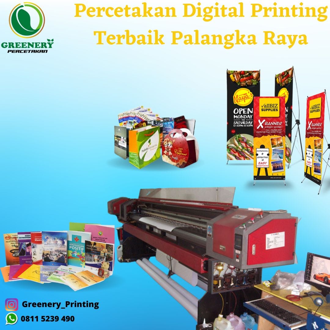 Greenery Percetakan Digital Printing Terlengkap Kalimantan Tengah | by ...