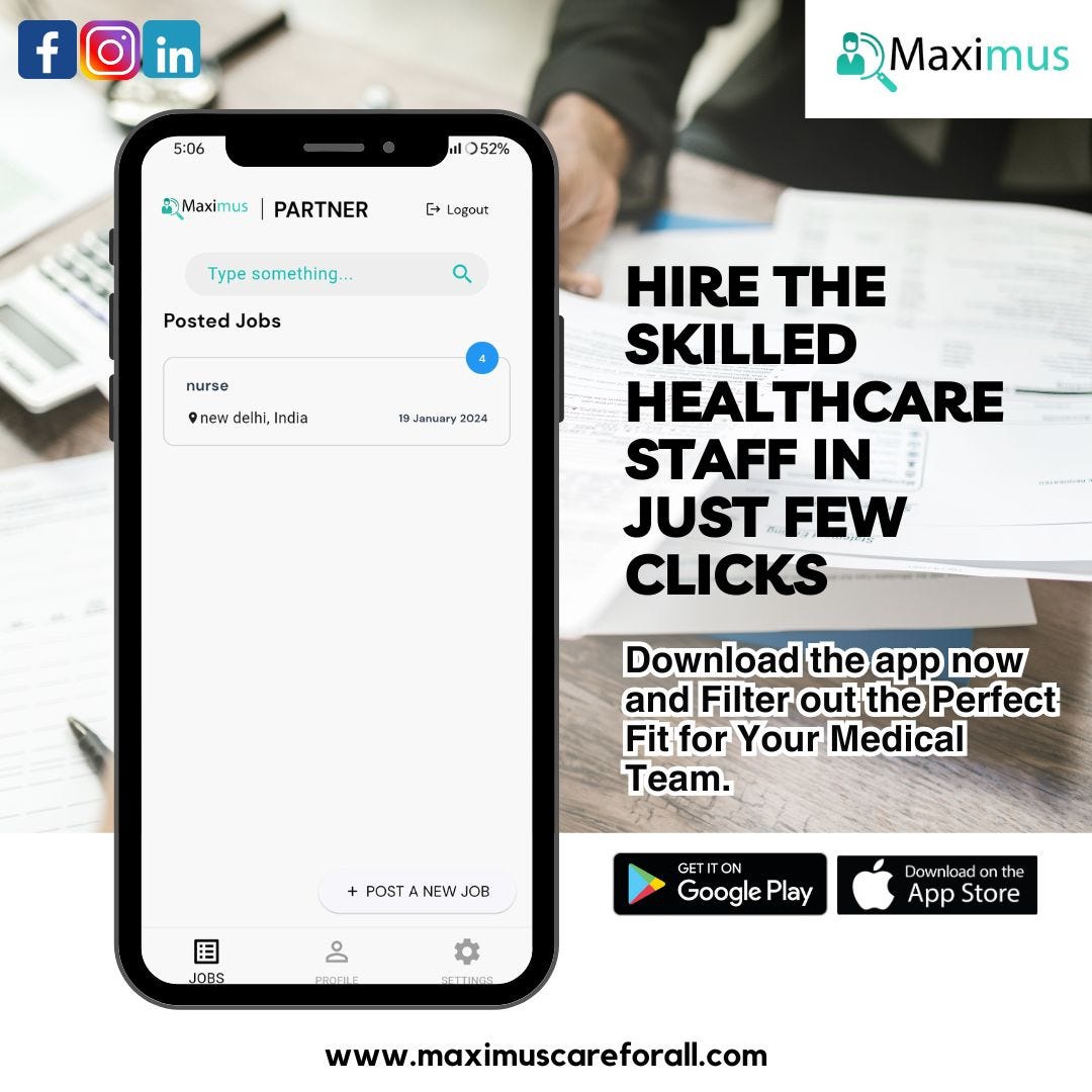Medical Field Jobs| A Path to a Rewarding Career | by Maximuscareforall ...