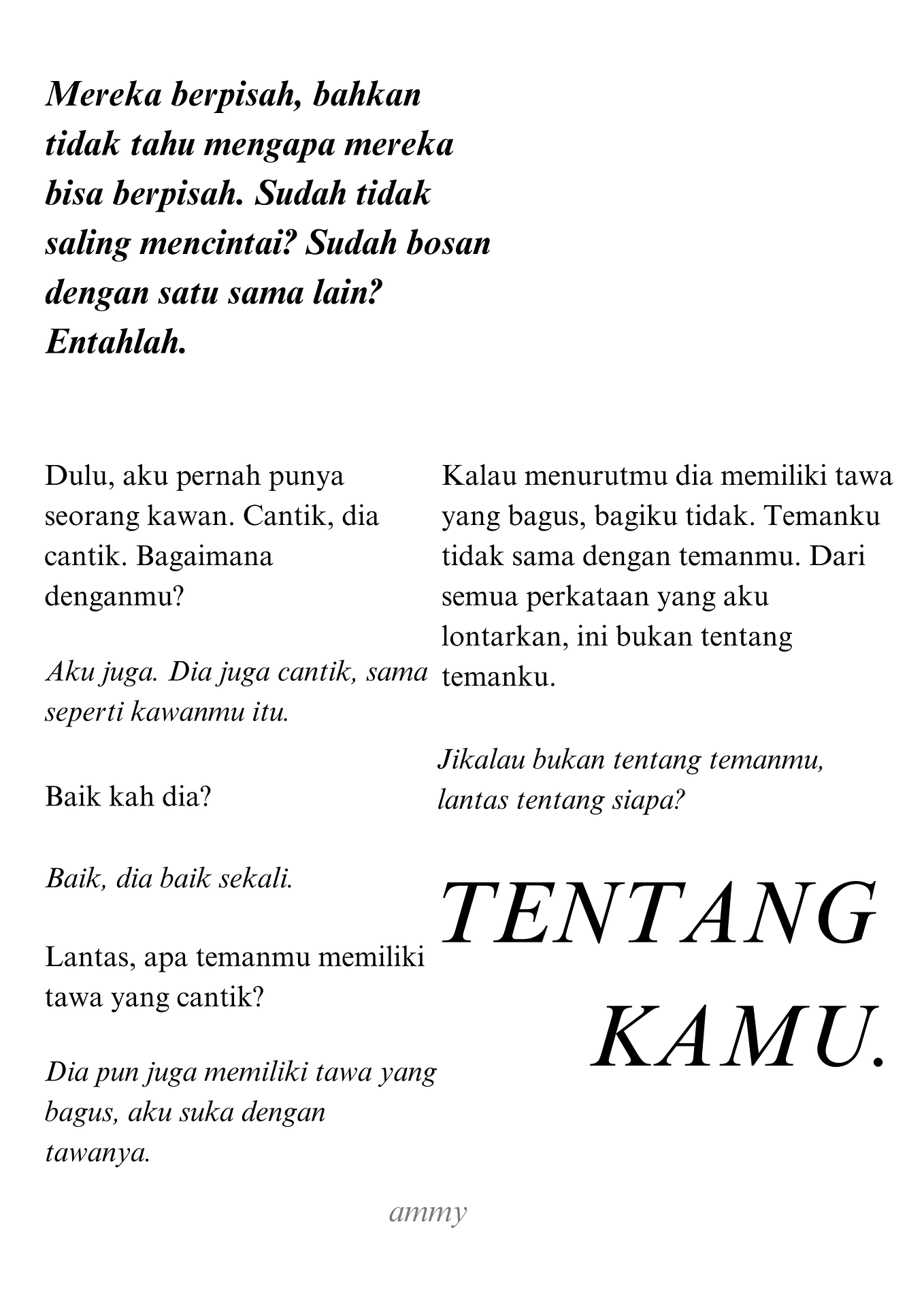 “Mengganti Bintang-bintang?…” - ammy - Medium