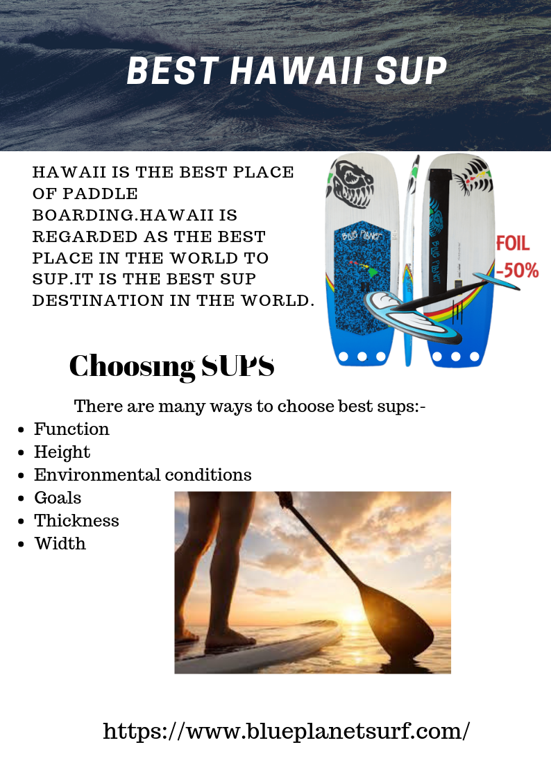 Best Hydro Foil. Blue Planet Surf is the largest SUP… | by Blue Planet ...
