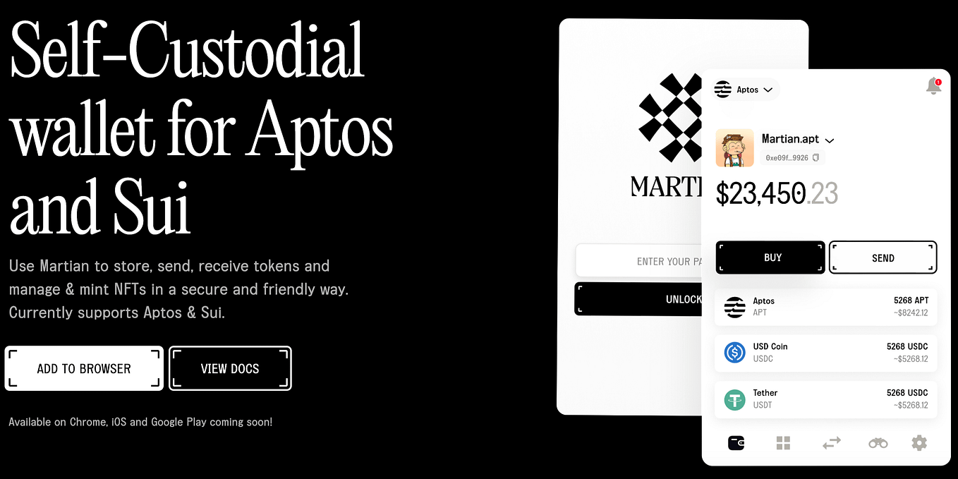 Martian. explanation of how to use the wallet… | by Igor Mikitenko | Medium