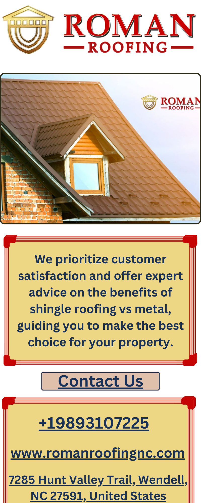 Unveiling The Benefits of Shingle Roofing vs Metal With Roman Roofing ...