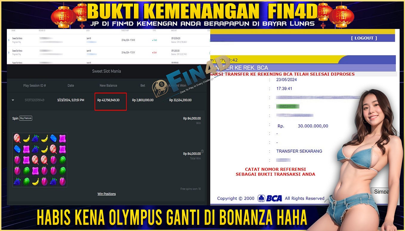 Selamat kepada member setia FIN4D telah mendapatkan JACKPOT di HONGKONG 10 juta. Yang mau menang ...