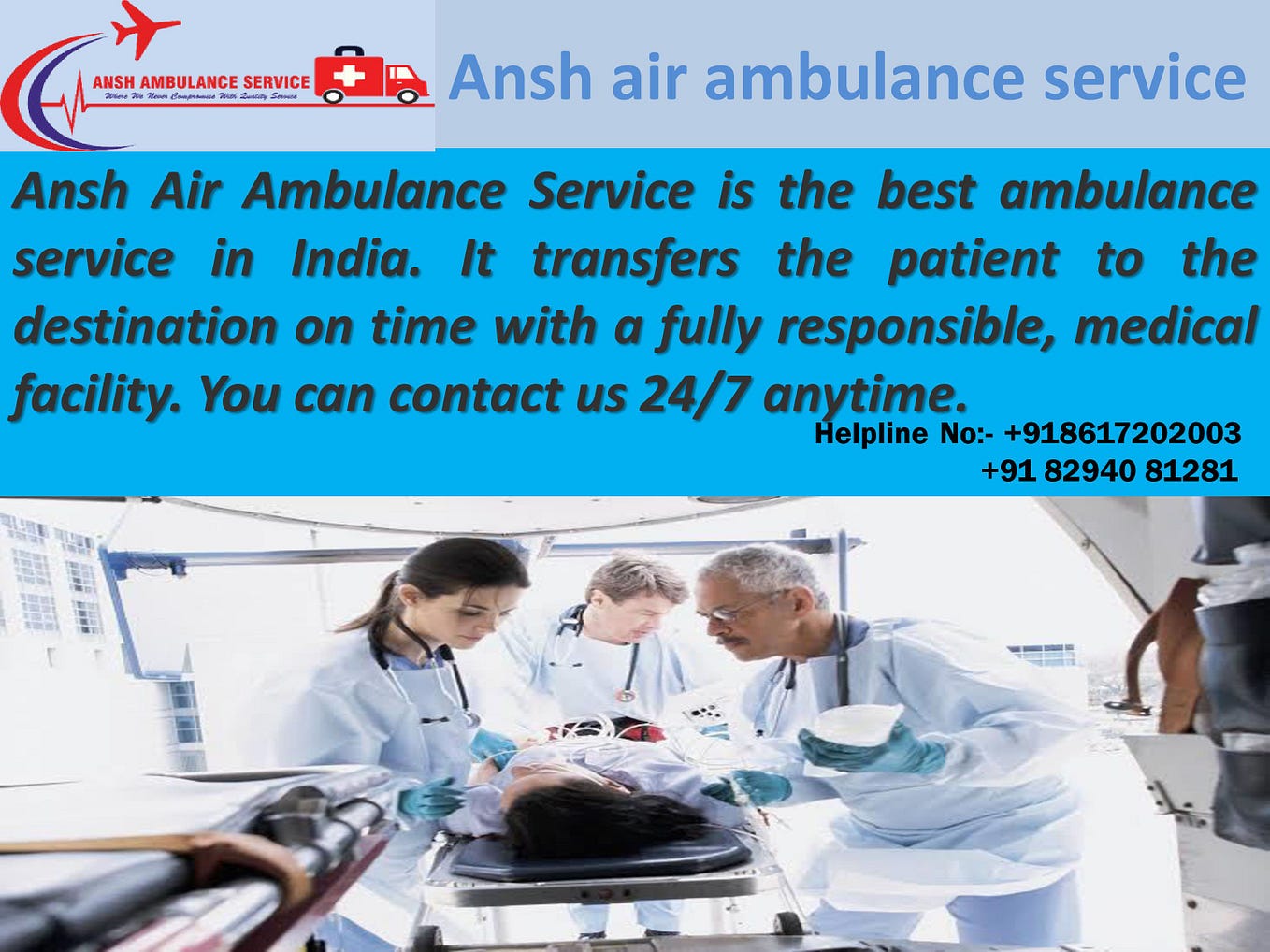 Get fastest and safest Air Ambulance Service from Patna | by Rajesh ...