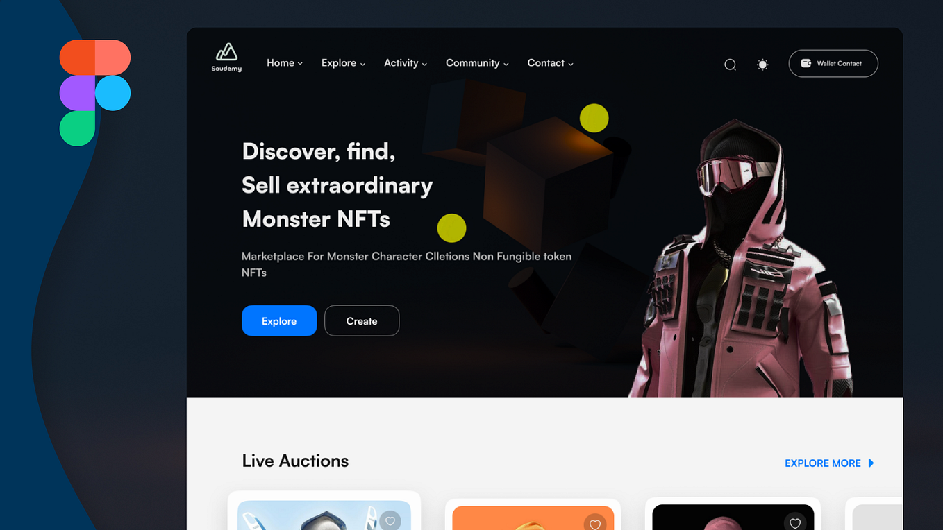 4-Minute Hero Section UI Design in Figma | Figma for beginners ...