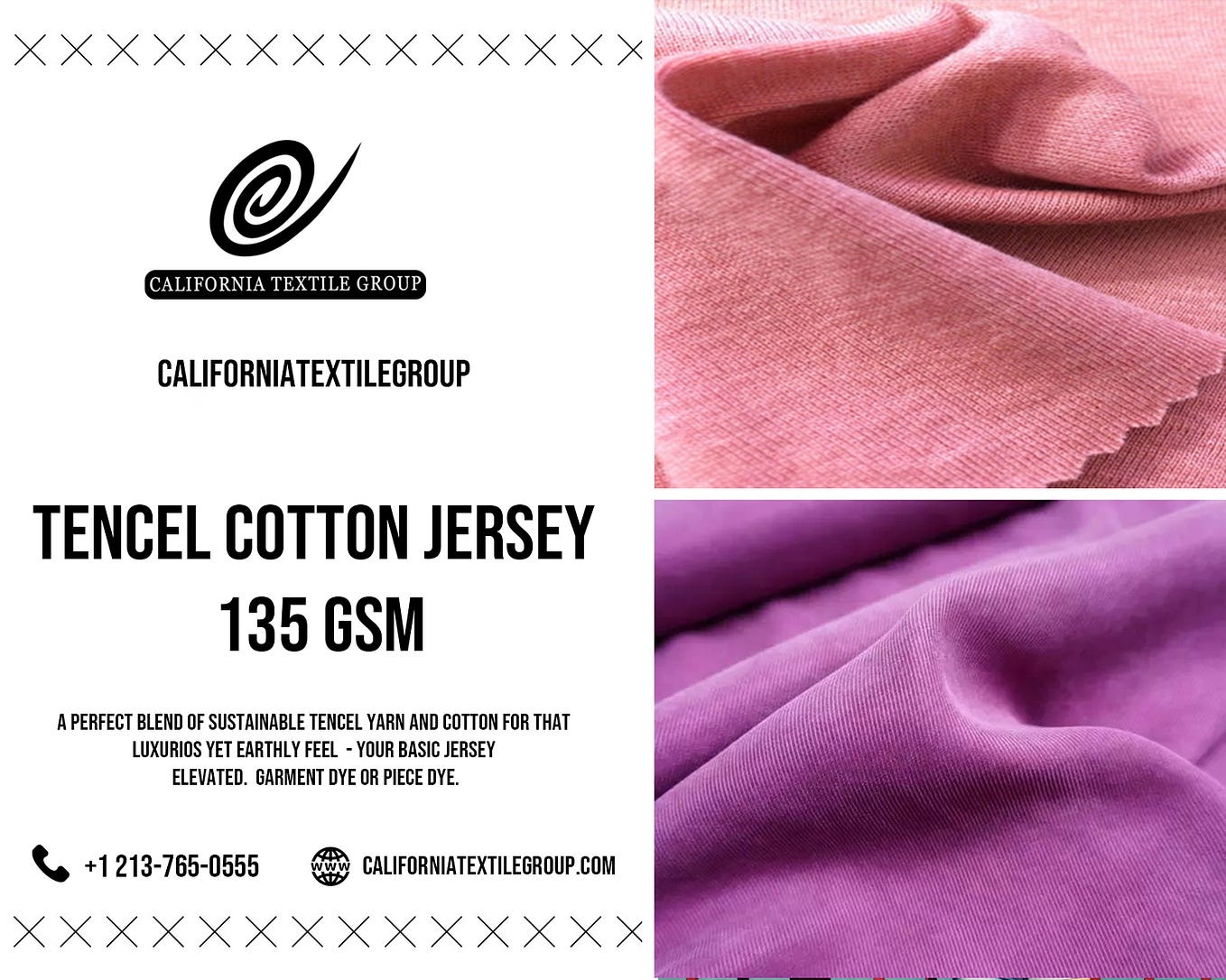Cotton Jersey - California Textile Group - Medium