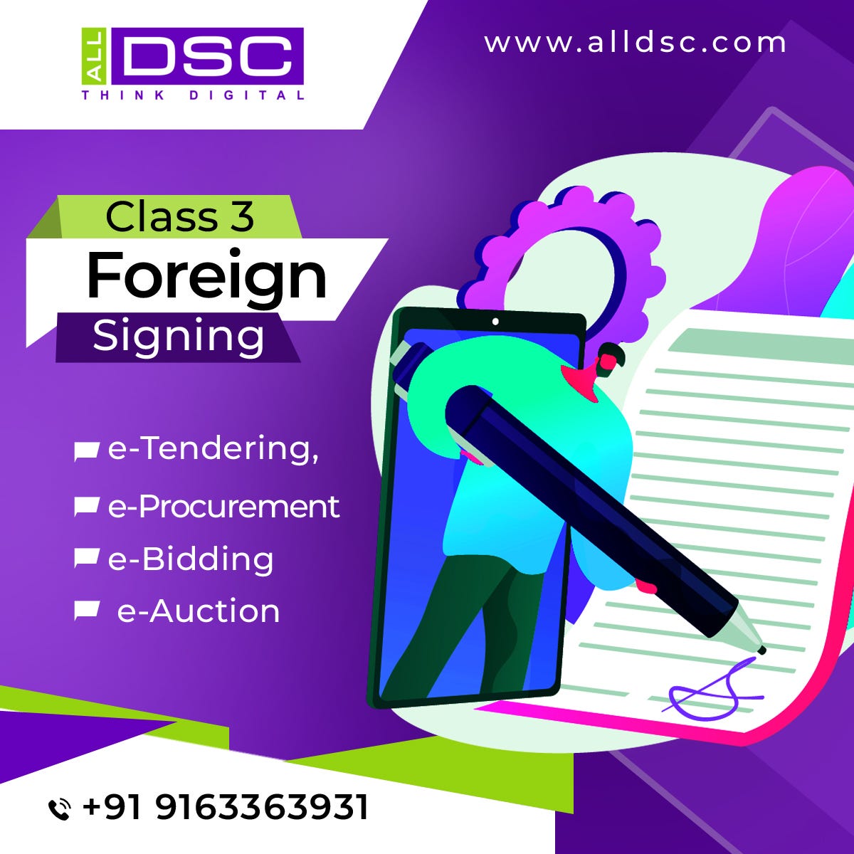 Digital Signature Certificates Service Provider in Kolkata - All DSC ...