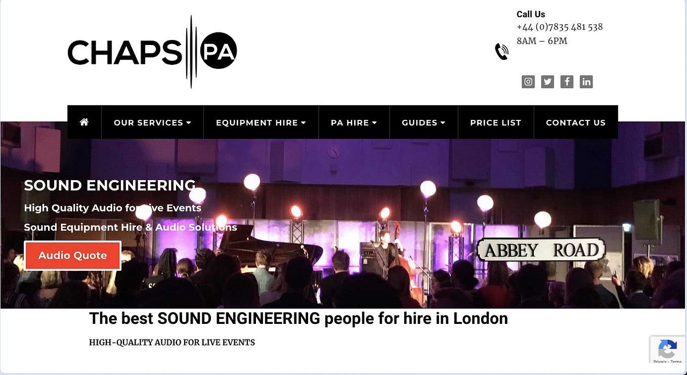 Amplify Your Event with Chaps-pa: Premier Audio Equipment Hire in London | by Tarun kumar | Apr ...