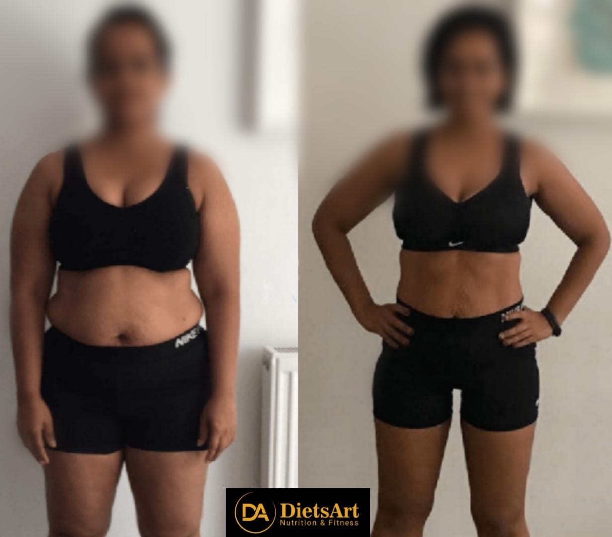 Transformation Post ️ Weight - 68kg to 58kg ️ Time - 4 months ️ Food - Home-based food ️ Workout ...