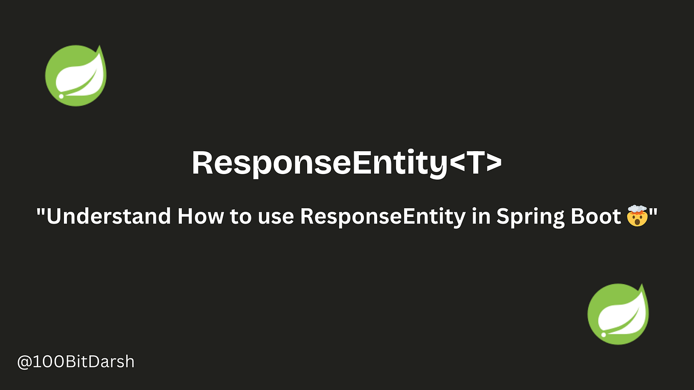 Exception Handling in Spring-Boot | by Darsh Blogs 🤯 | Medium