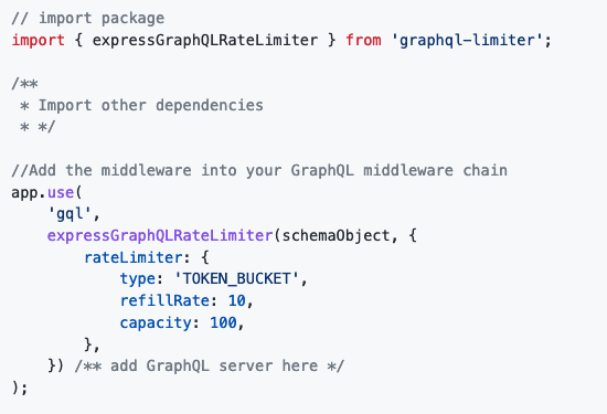 Thanks for the detailed writeup on rate-limiting GraphQL. This seems timely for me because we ...