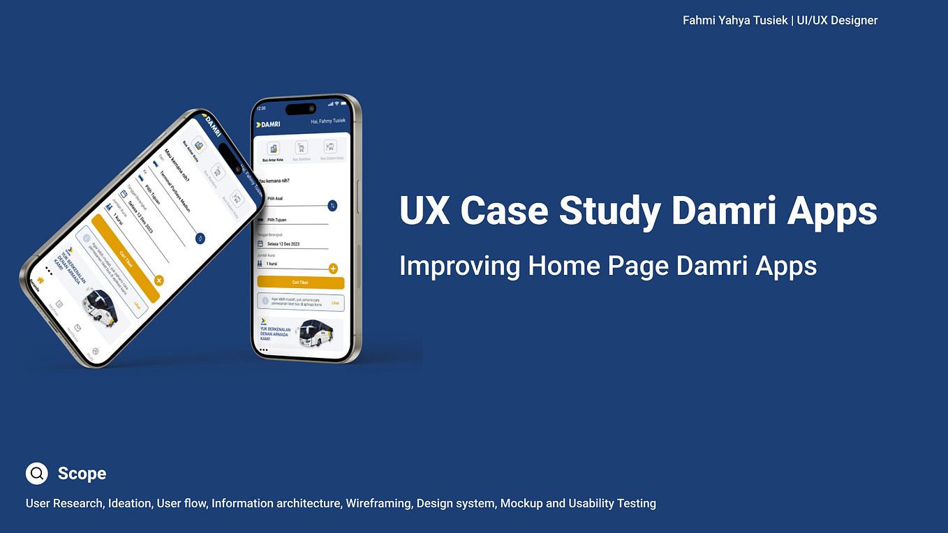 UX Writing Case Study — Redesign Copy Writing DAMRI Apps | by Fahmy ...