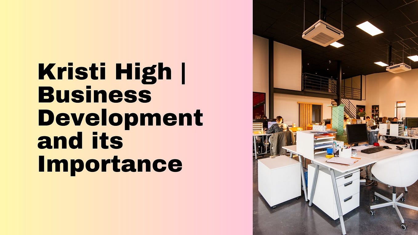 Kristi High | Business Development and Types | by Kristi High | Medium