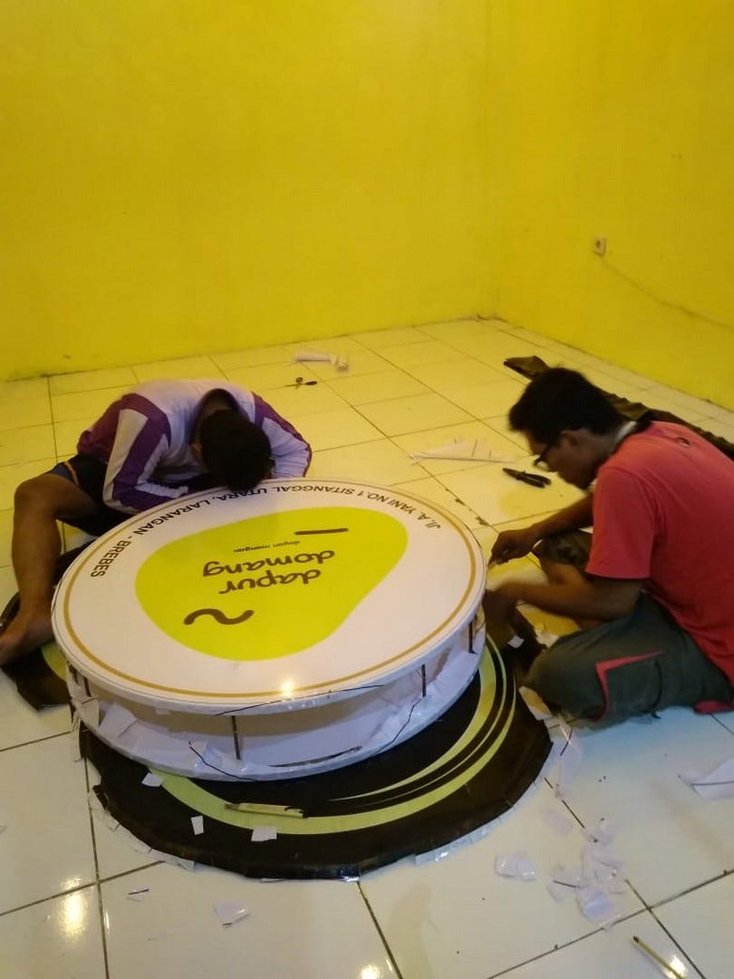 PROMO!! NEON BOX MURAH, HURUF TIMBUL, BALIHO WA 0882 2009 O167 - T Rex ...