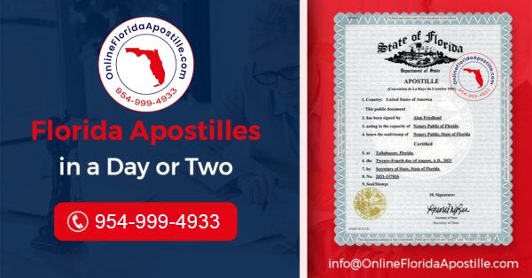 How To Get a Florida Apostille | Medium