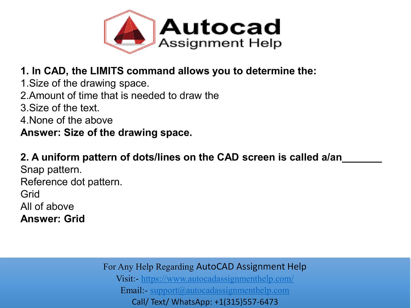 Autocad Assignment Help - Corajones - Medium