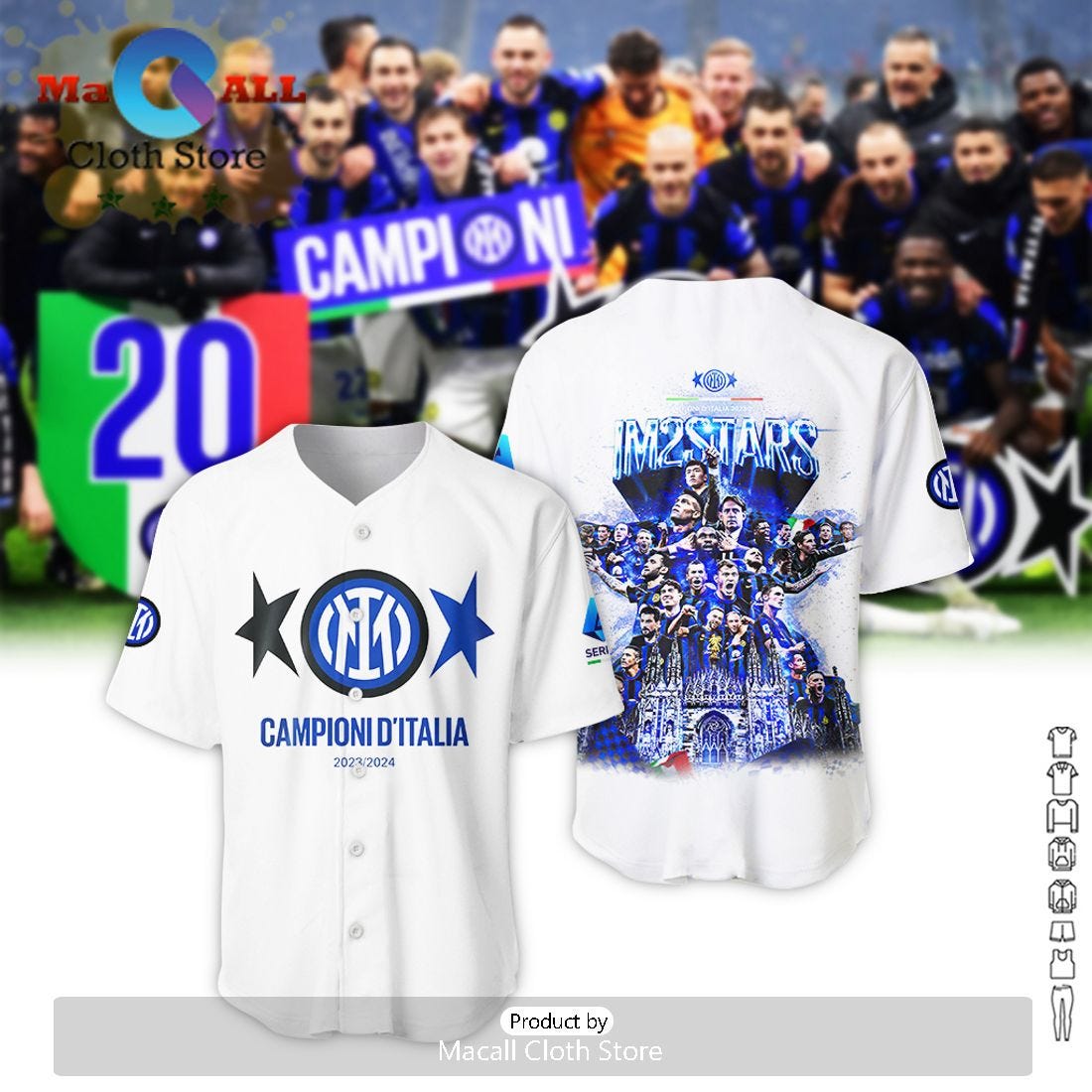 Introducing the Inter Milan D’Italia 23–24 Campioni White Hoodie | by ...