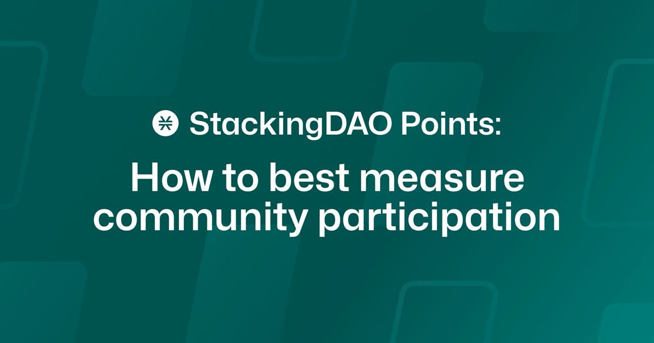 Stacking DAO: the first 4 weeks since launch | by Stacking DAO | Medium