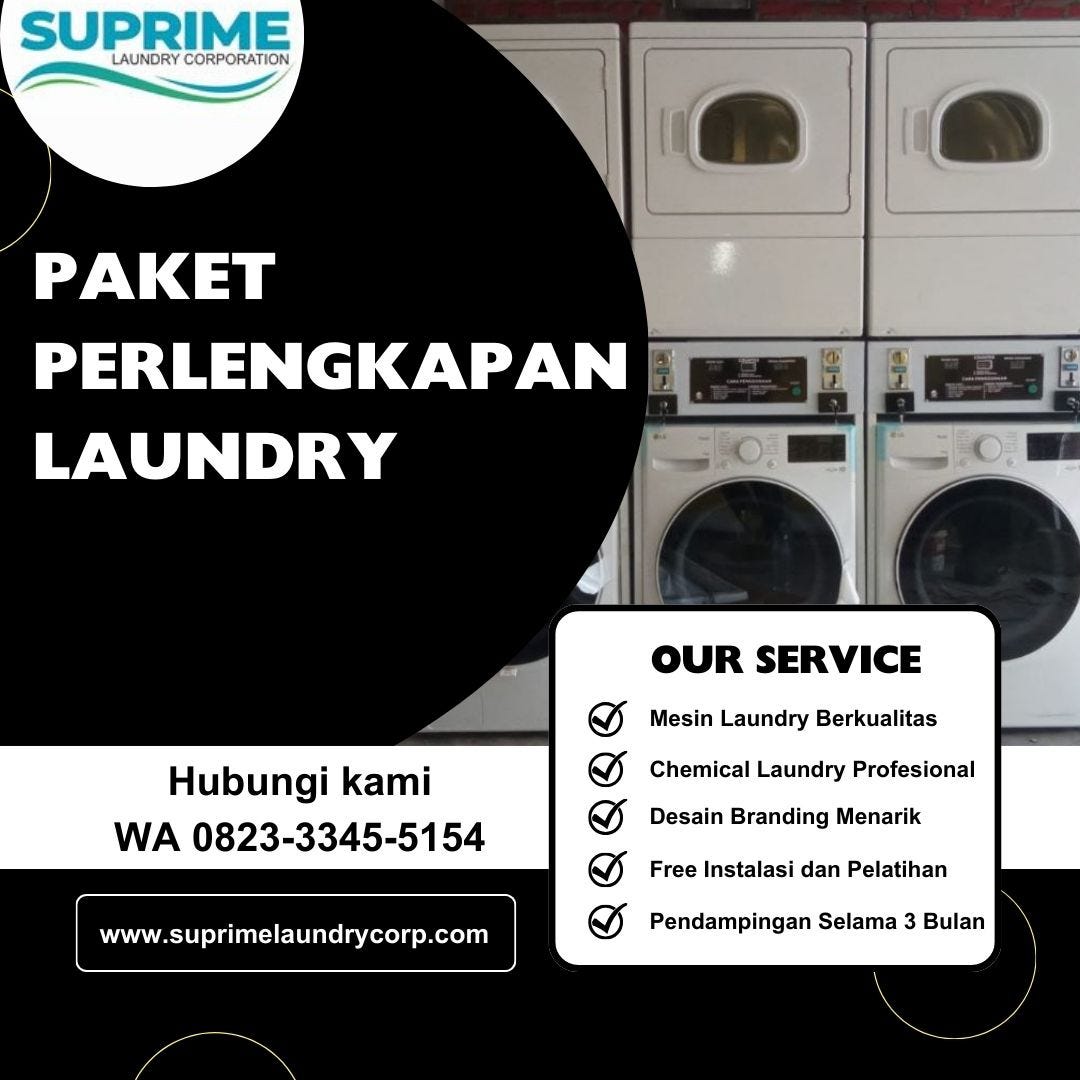 PAKET PERLENGKAPAN LAUNDRY #7 | WA 0823–3345–5154 - Alif Valdhy Yoga ...
