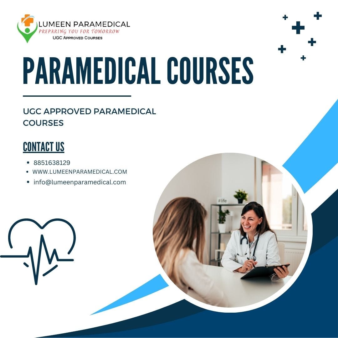 Elevate Your Career with UGC-Approved Paramedical Courses ...