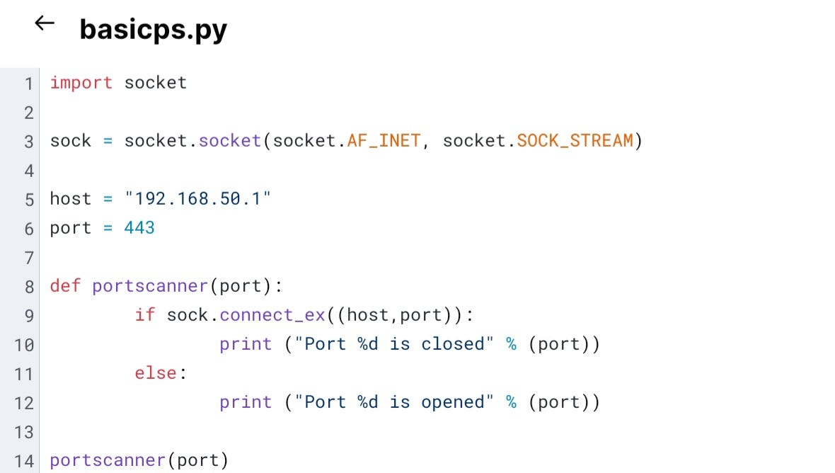 Advance Port Scanner (Python for Cyber Security) Part 2 | by jui kalan | Feb, 2024 | Medium