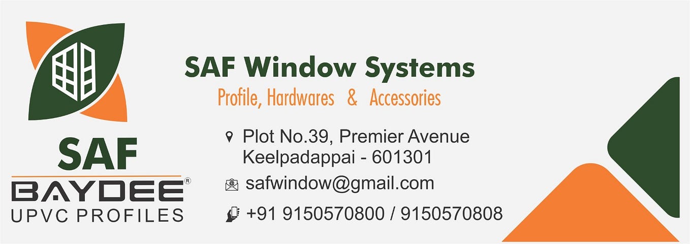 SAF Baydee UPVC Windows and Doors | by SAF Baydee UPVC Profile | Medium