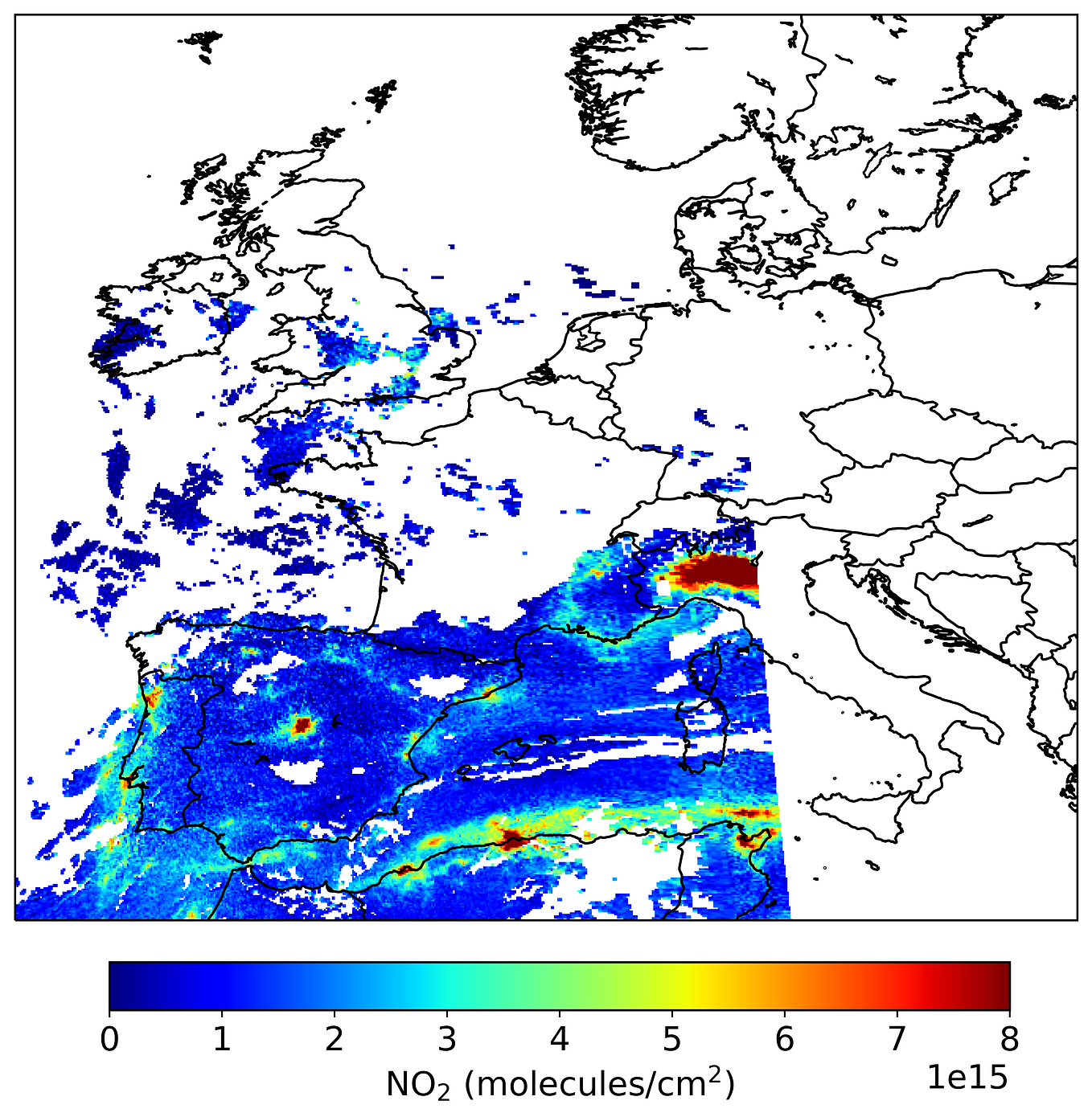 Visualizing TROPOMI data using JavaScript and Python | by Ronald Opio | Medium