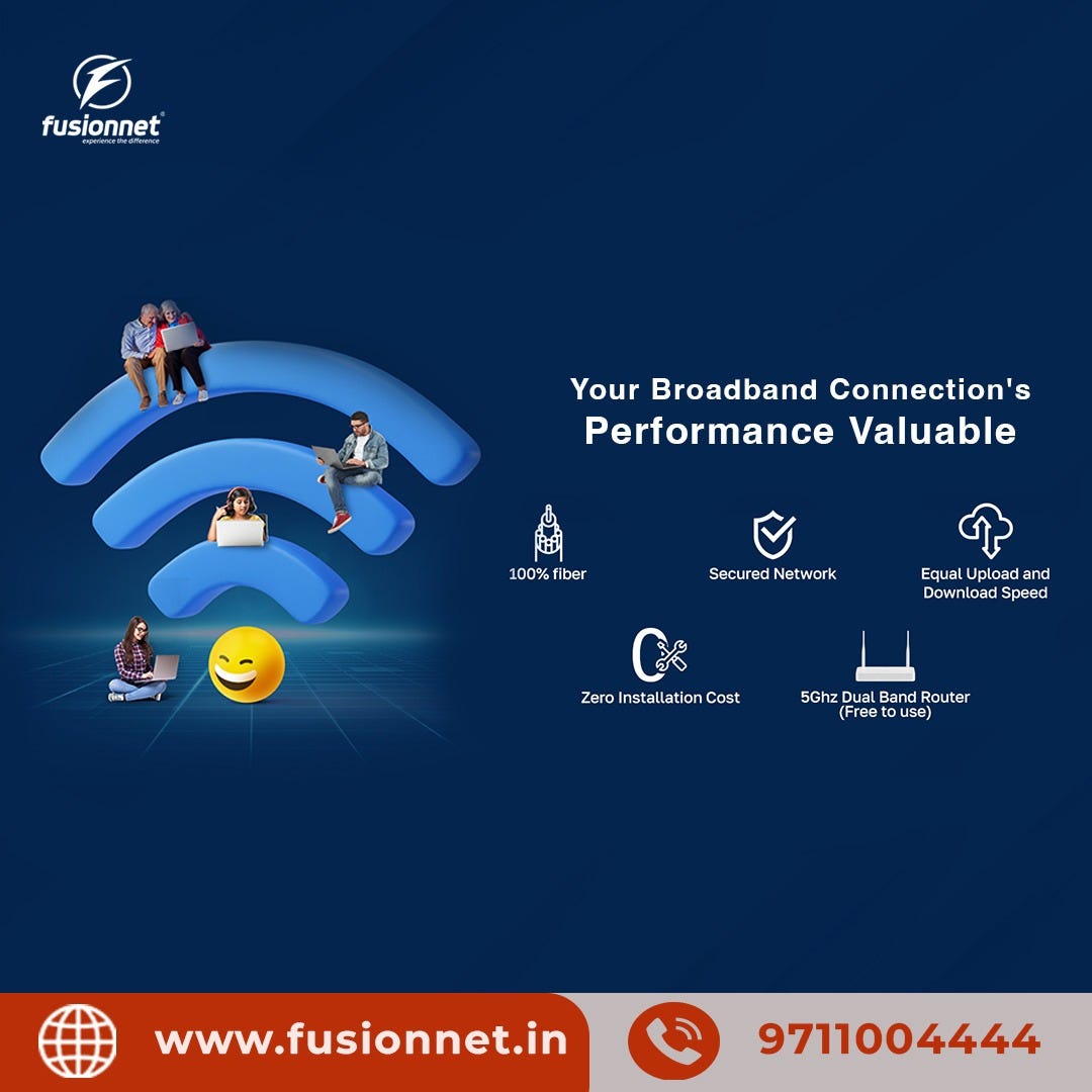 wifi broadband in noida - Fusionnet - Medium