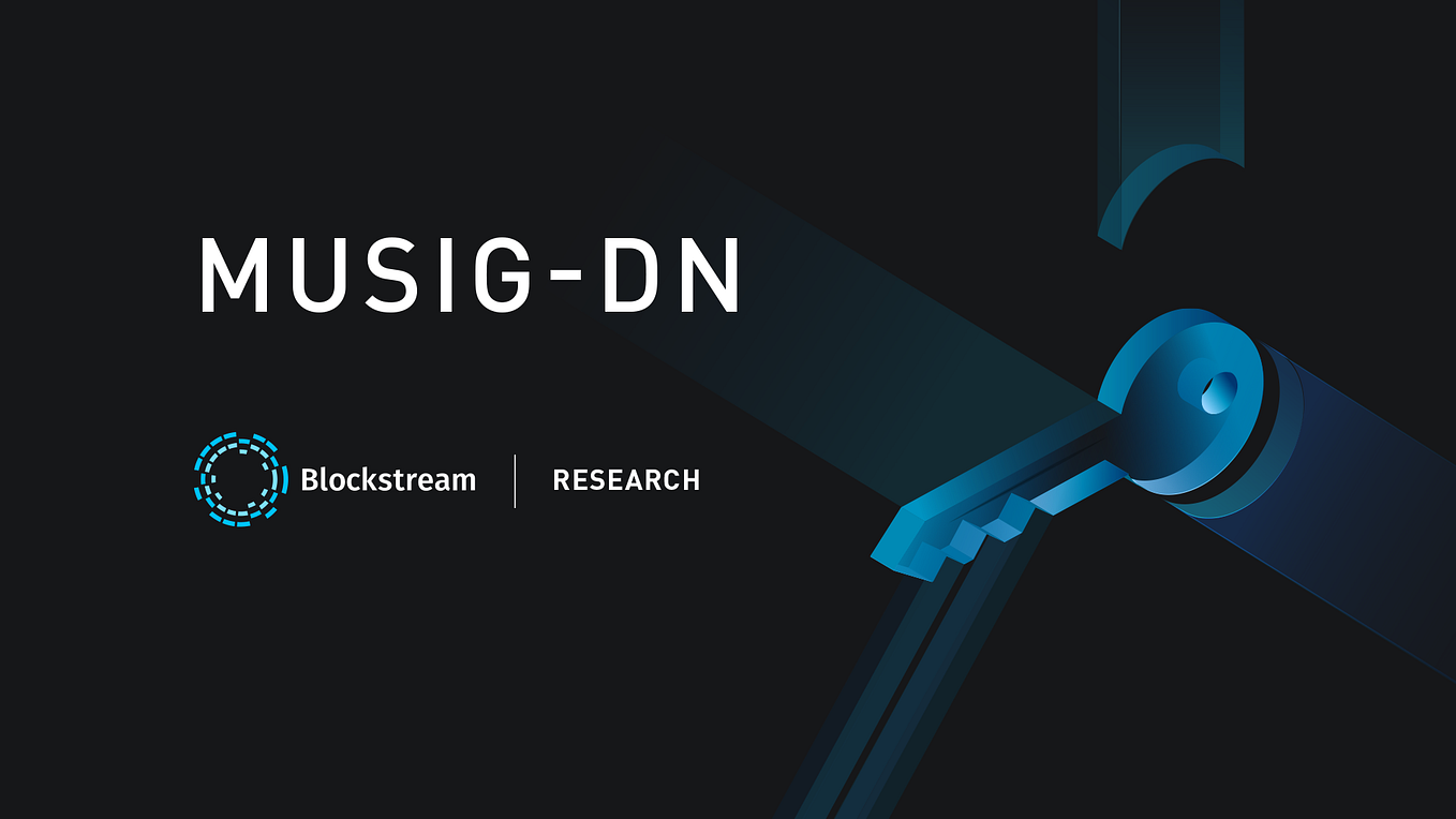 Reducing Bitcoin Transaction Sizes with x-only Pubkeys | by Blockstream | Blockstream ...