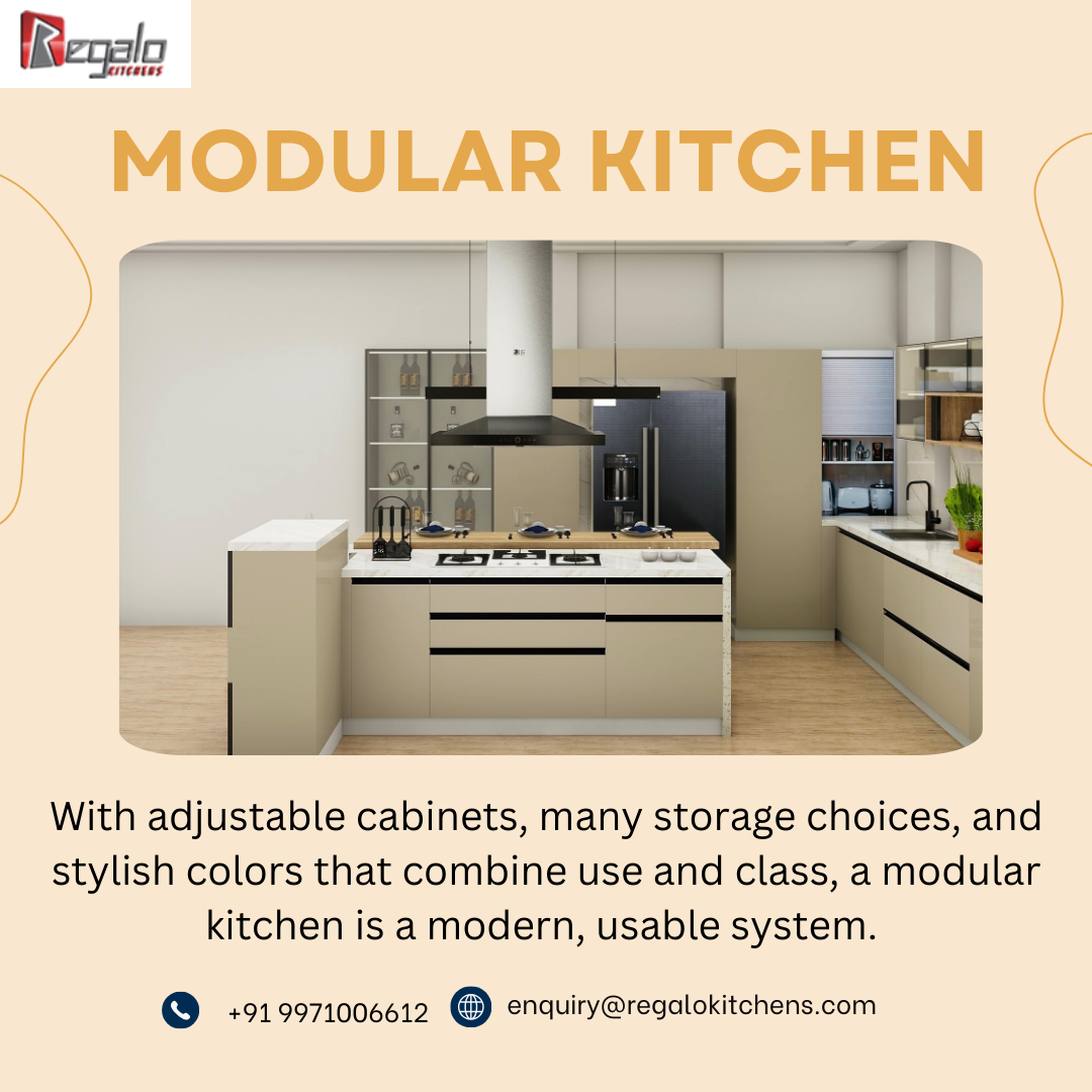 Modular Kitchen In Greater Noida Regalo Kitchens blends beautiful designs with superior modular ...