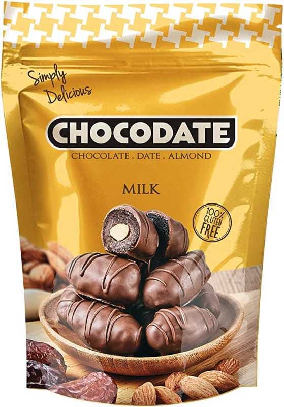 Chocodate with Coconut — 250 gm, Chocolate Coated Bite-Sized Snacks ...