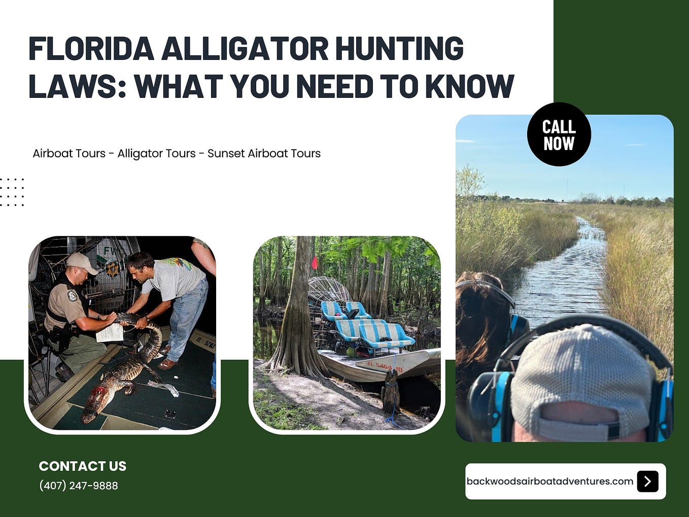 Explore the Heart of Florida Swamps with Backwoods Airboat Adventures ...