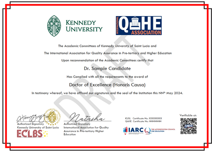 Honorary Doctorate Award for Mustafa Ahmed Mustak | by QAHE Accreditation | Sep, 2024 | Medium