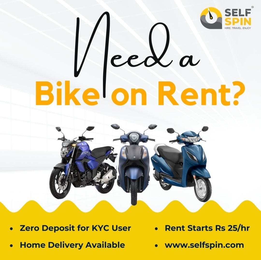 Effortless Adventures Await: Bike Rentals at Goa Airport with Selfspin | by SelfSpin | May, 2024 ...