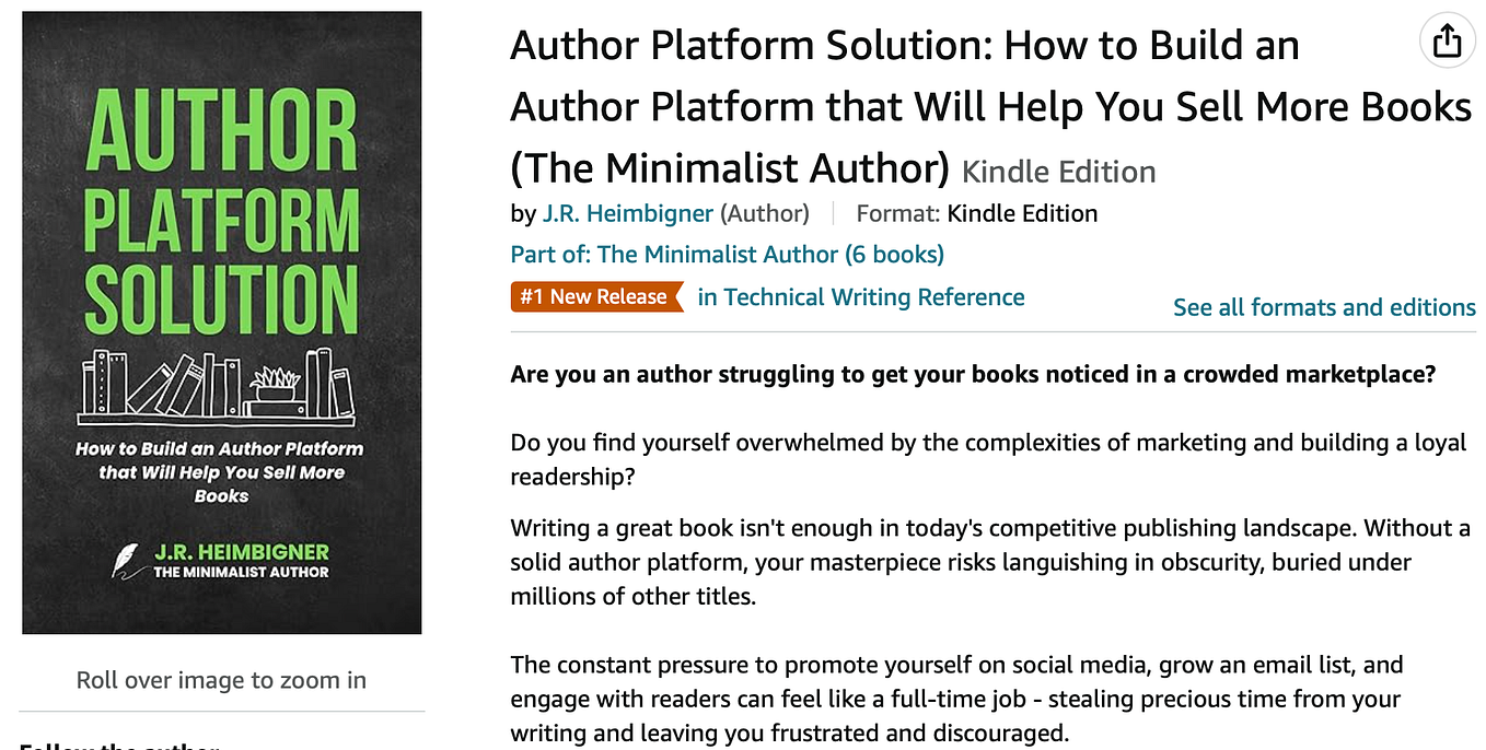 The Secret To Promoting Your Self-Published Books | by J.R. HEIMBIGNER | The Minimalist Author ...