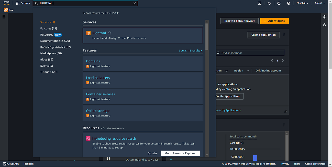 Differences and similarities between Ec2 Instance, Amplify, and Lightsail | by Saiesh C B | Medium