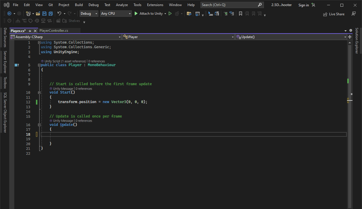 Unity Shooter: Instantiating and Destroying Bullets. | by Clint Wagoner | Medium