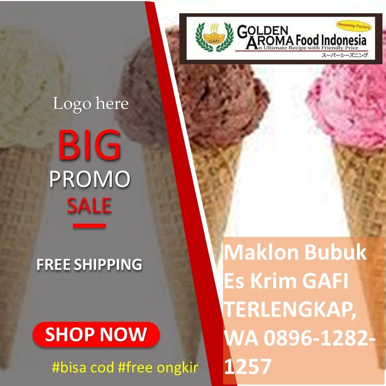 PREMIUM, 0896.1282.1257 Pusat Maklon Bubuk Es Krim GAFI | by Karl Tzy ...