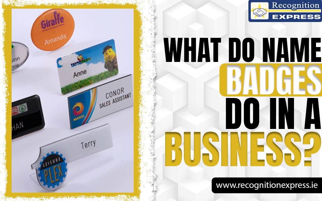 What Do Name Badges Do In A Business? - Recognition Express - Medium