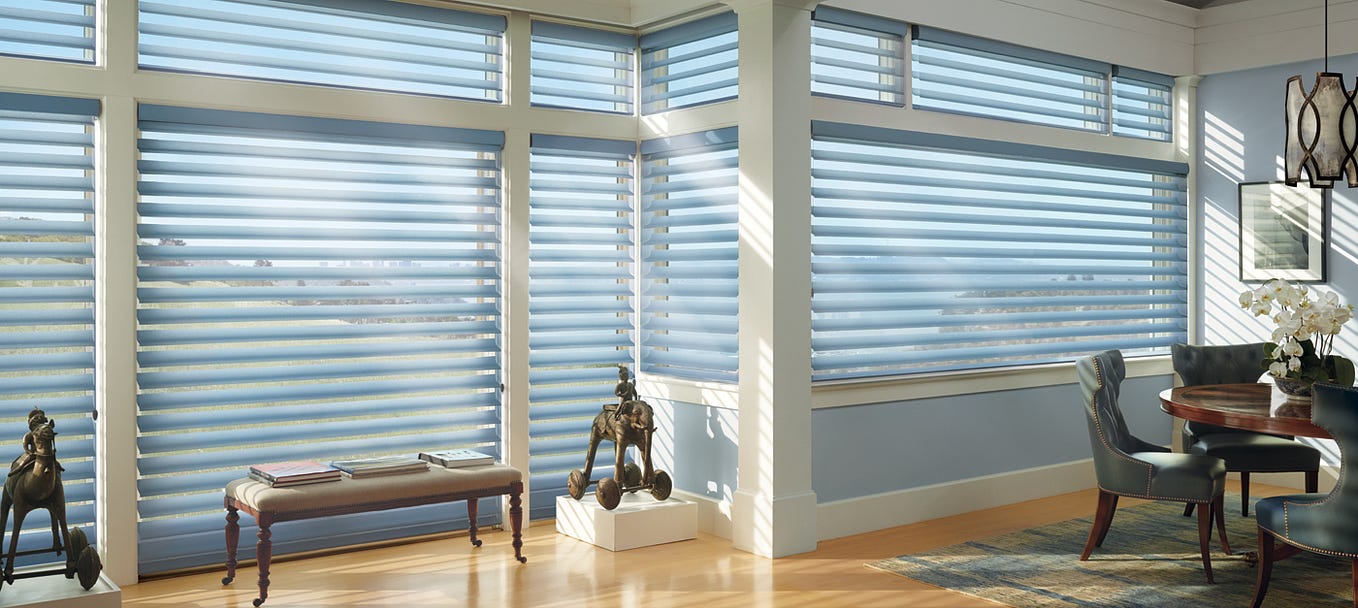 Types of Hunter Douglas Shades | Sheers & Shadings | by Primo Blinds | Medium