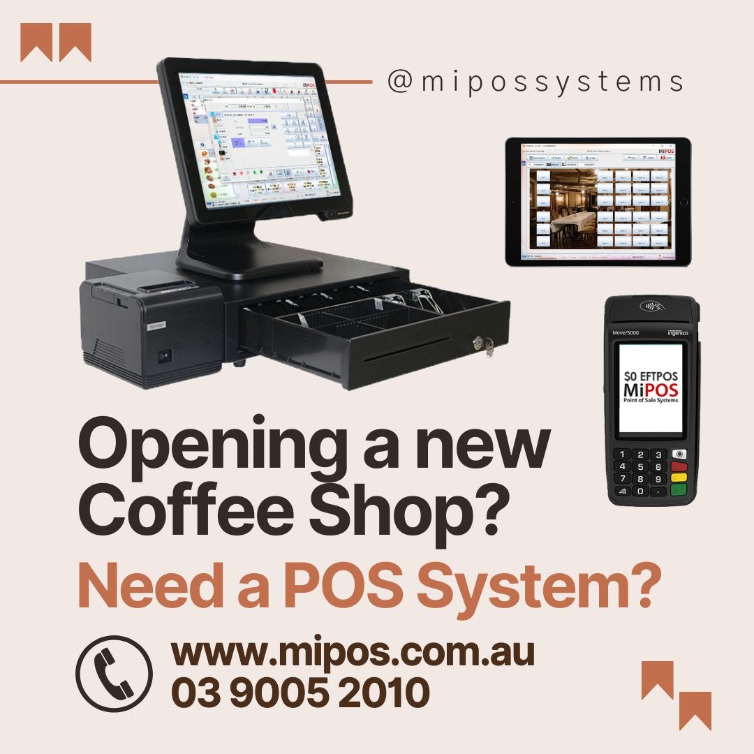 POS System for Coffee Shops — No Subscriptions — MiPOS Systems - Mipos ...
