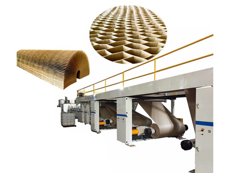 Honeycomb Paperboard Machine. The honeycomb panel machine is composed ...