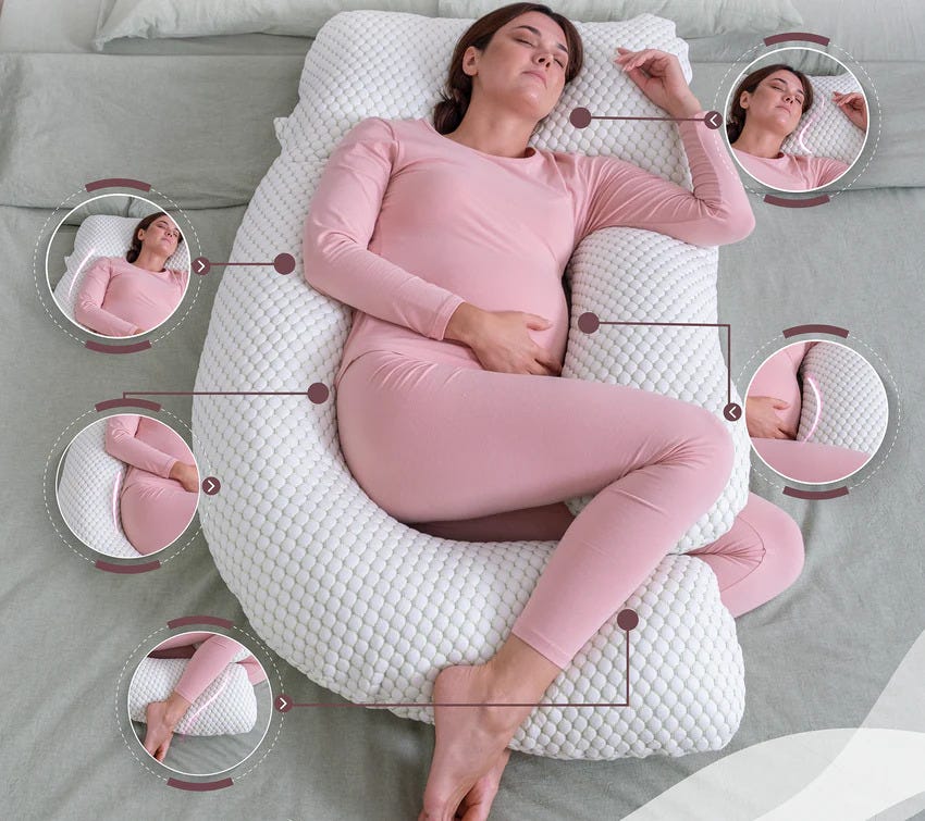 Best G Shaped Body Pillow for Pregnancy From Malena Life - Malena Life - Medium