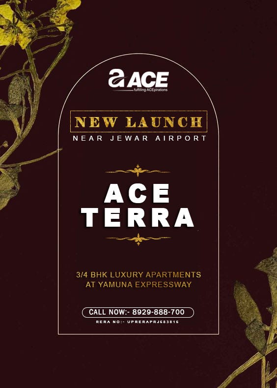 Ace Terra Greater Noida: A Haven of Luxury Living Near Jewar Airport ...