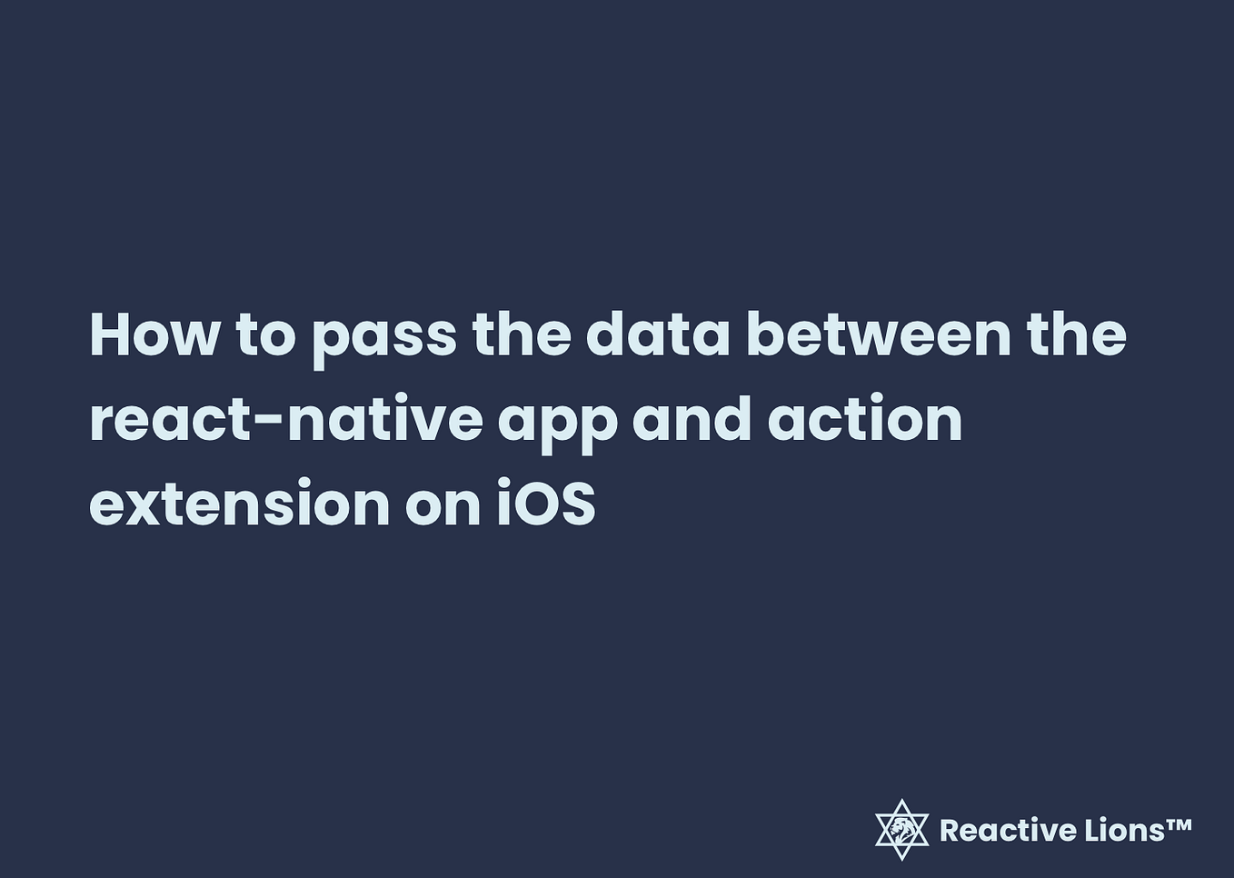 How to build a react-native plugin in 2021 | by Eugene Hauptmann ...