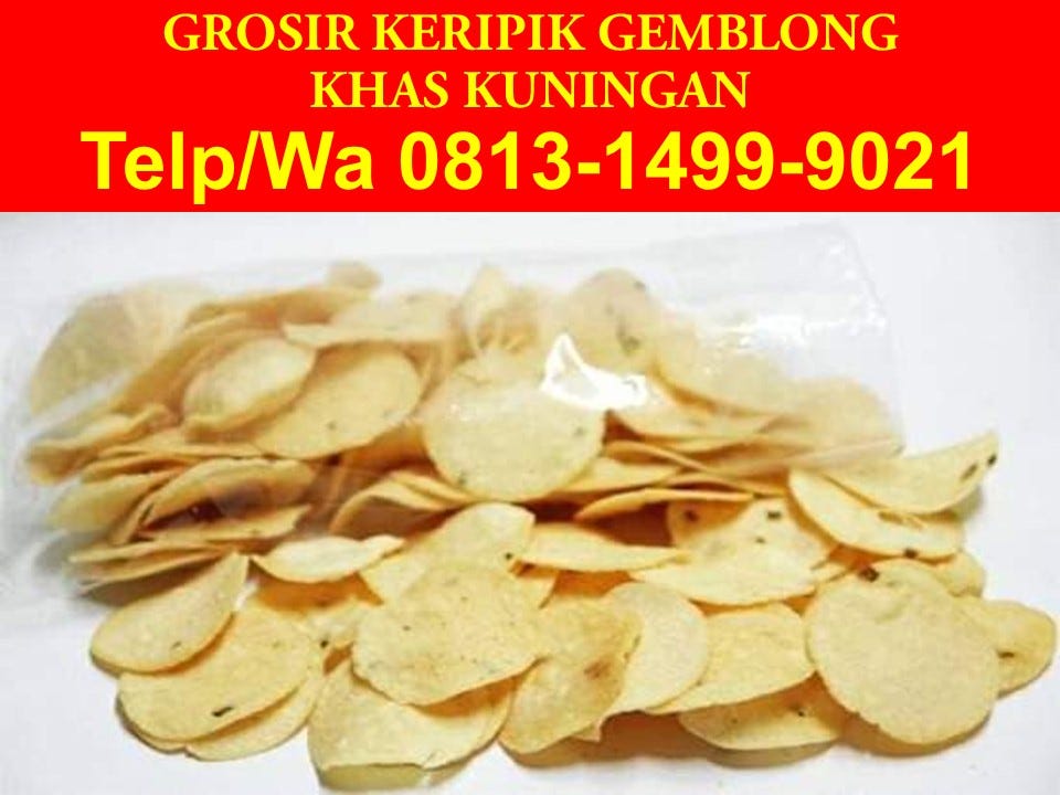 ENAK, +62 813–1499–9021, Keripik Gemblong Khas Kuningan | by Jual ...