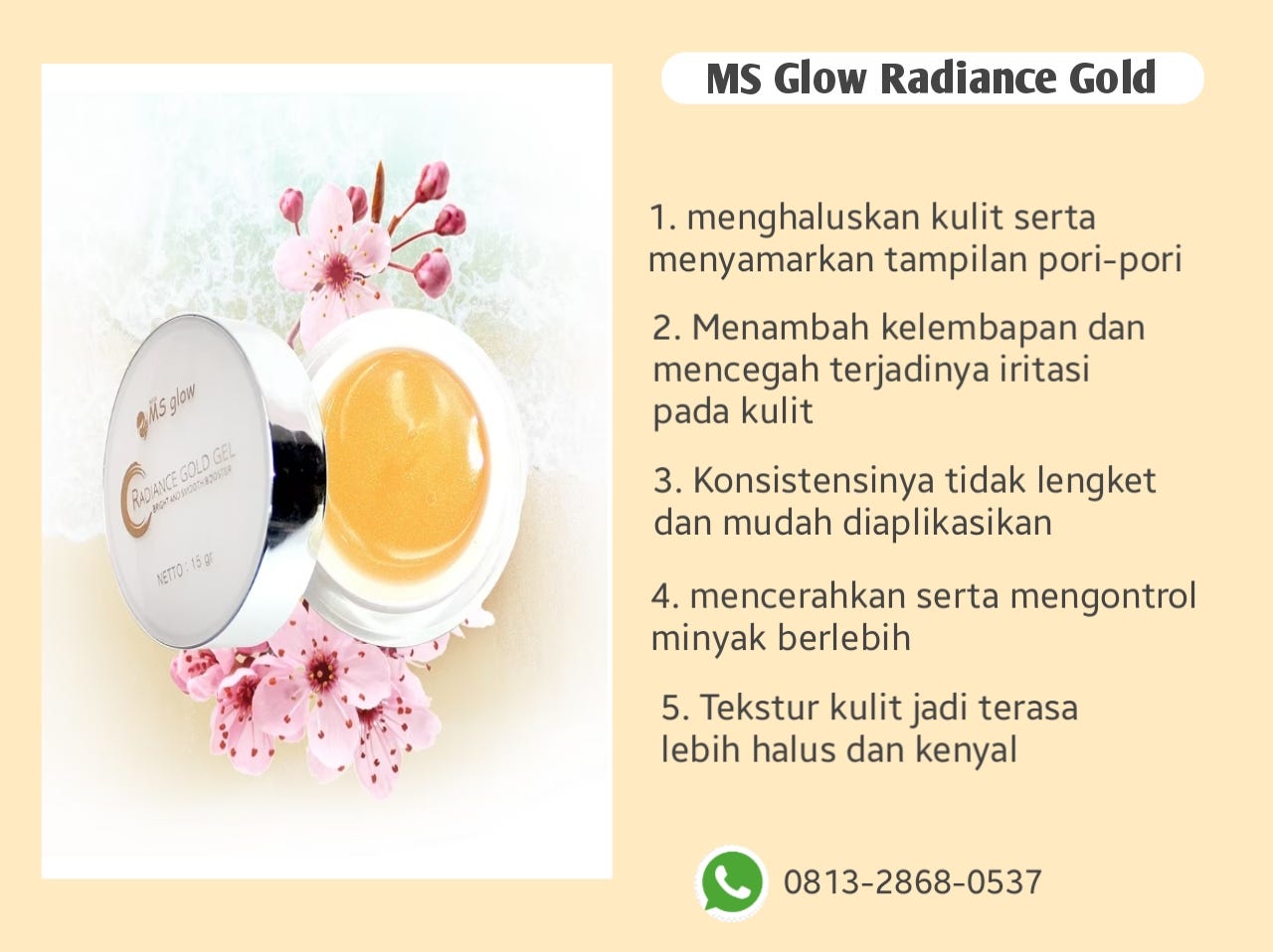 DIJAMIN ORI!!, Hub 0813–2868–0537, Ms Glow Gold Gel Situraja Indramayu ...