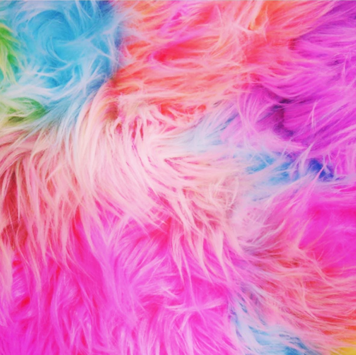 Black Shaggy Faux Fur Fabric Sofi Enterprises Inc Medium